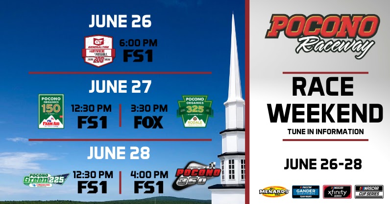 NASCAR Race Mom: NASCAR Doubleheader Weekend Schedule