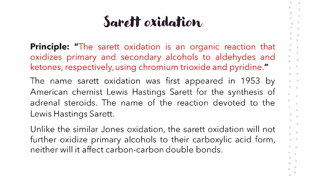 Named Organic Chemical Reaction-Lecture-5 (Sarett oxidation)