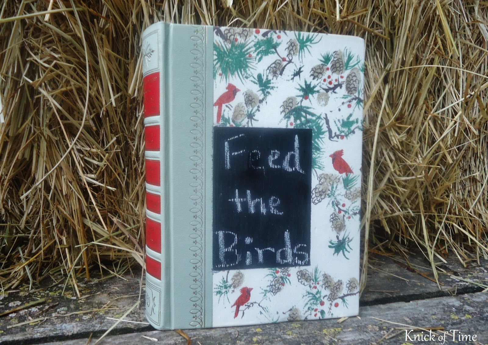 Repurposed Book Cover Chalkboards - Knick of Time