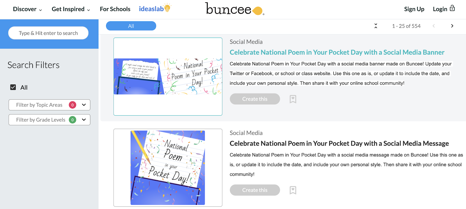 The Library Voice: Buncee Ideas Lab...Over 500 Amazing Ideas To Inspire ...