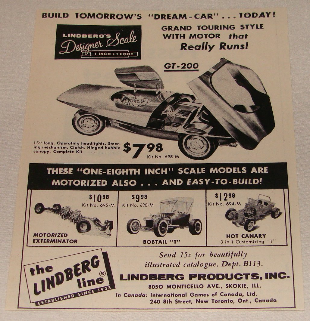 Jim's collections: Lindberg GT-200 model kit
