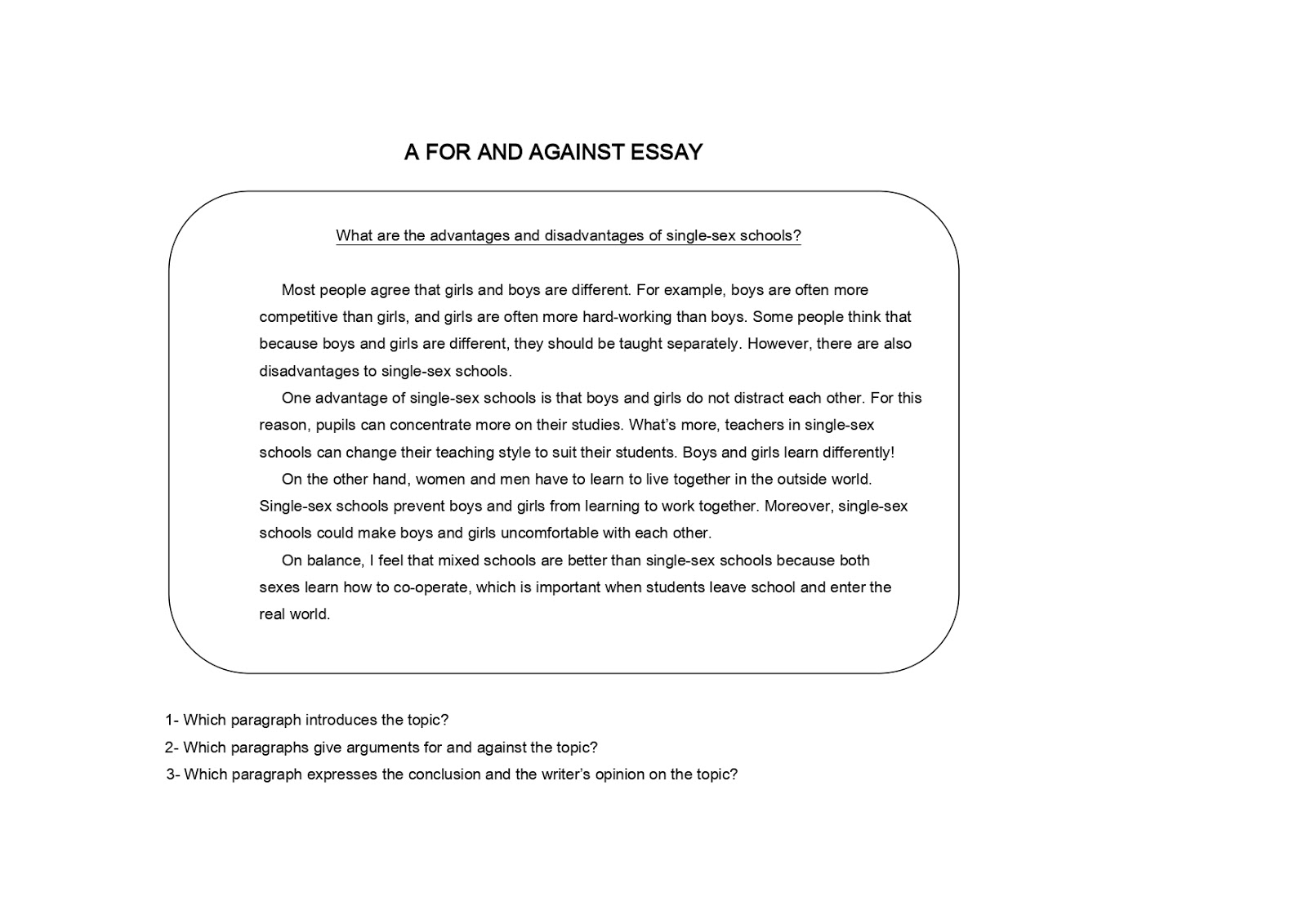 2º BACHILLERATO EVAU-WRITING