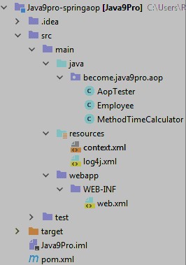 Become A Java Pro: AspectJ based Spring AOP application