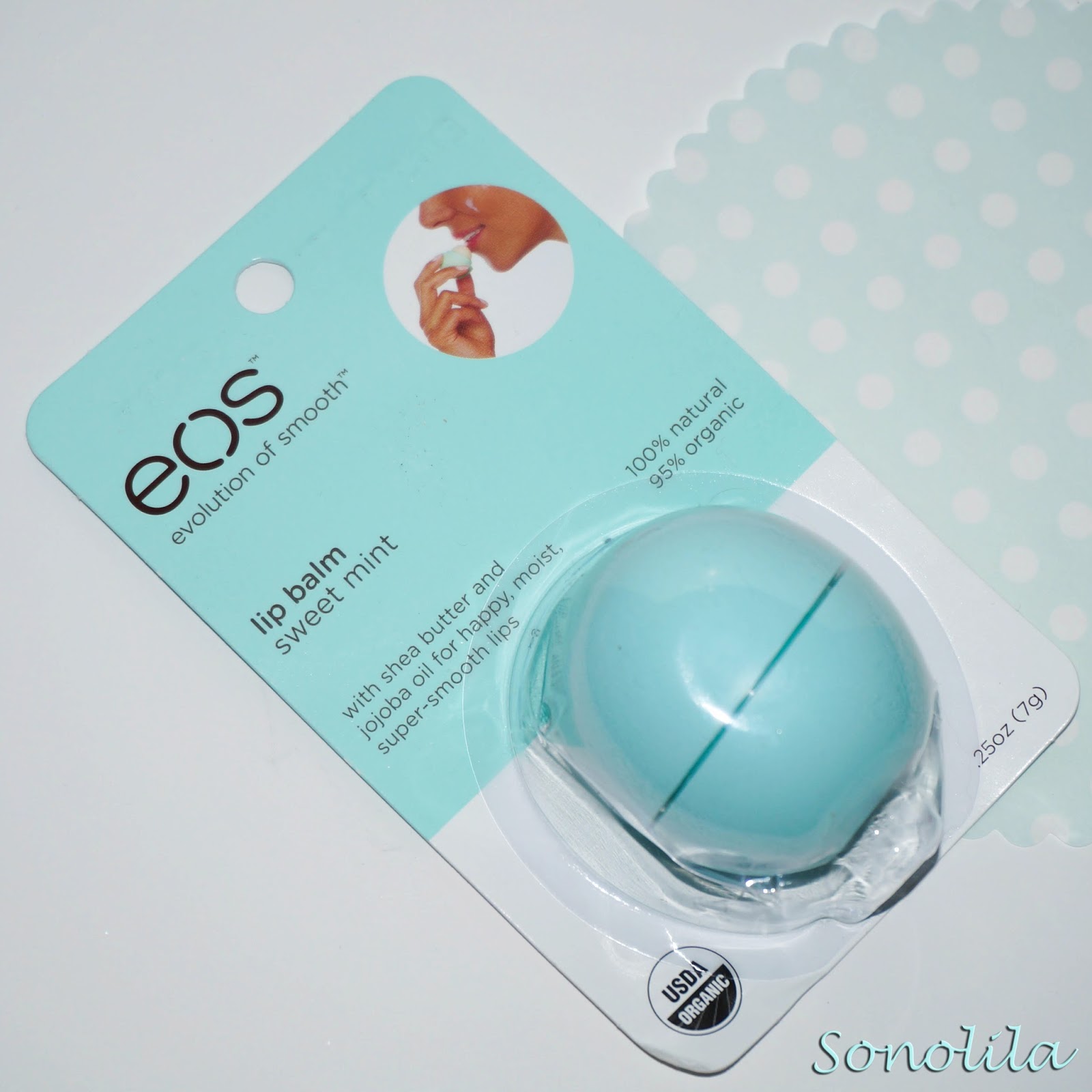 Review: Balsamo Labial EOS - Sweet mint (menta)
