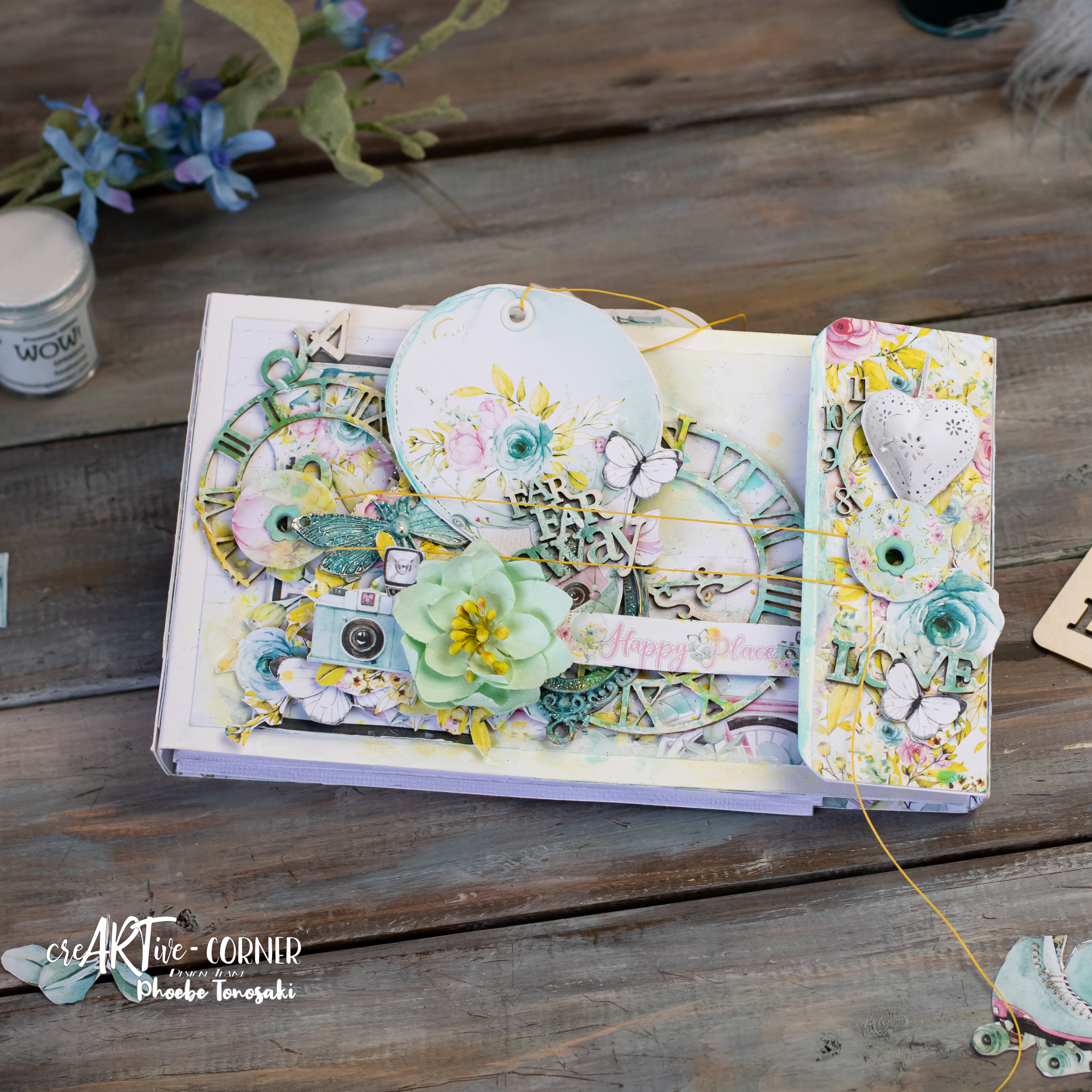 Phoebe Tonosaki - Mixed Media Artist & Instructor: Gatefold Mini Album ...