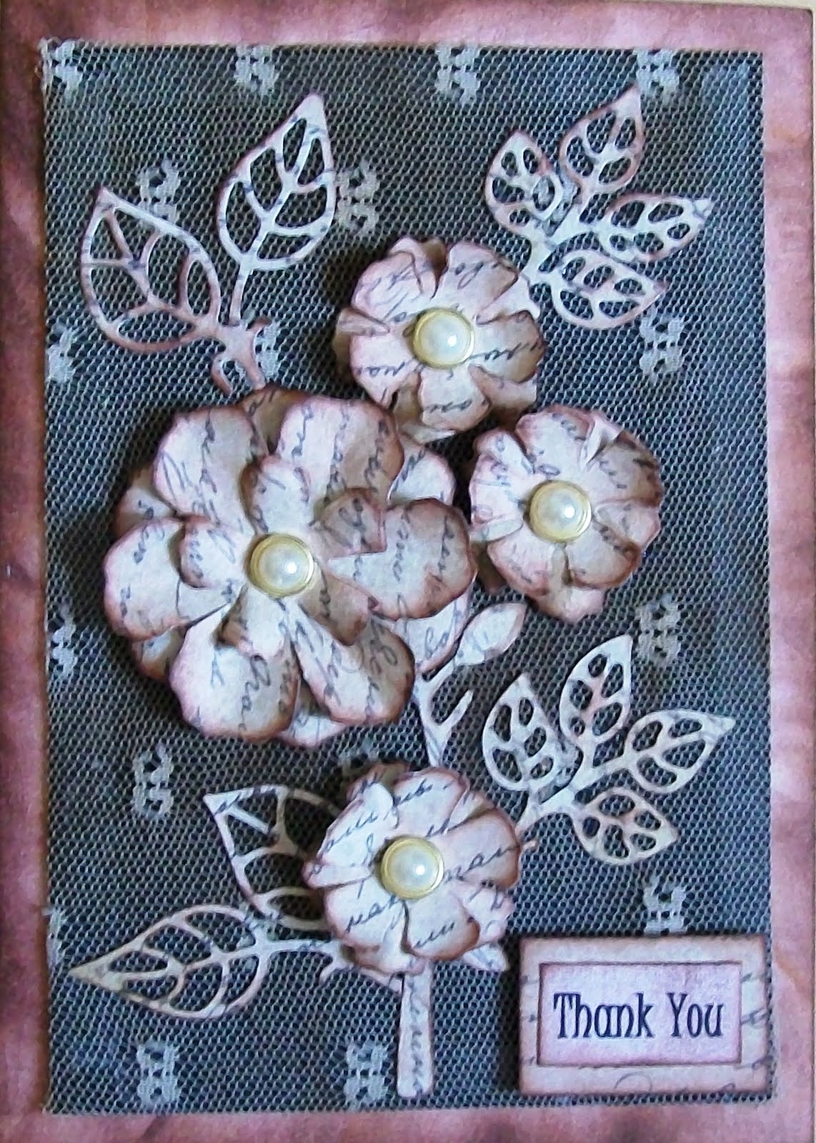 Delightfully Crazy: Card Challenge Using Hand-Made Embellishments