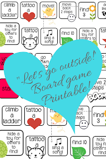 Practical Mom: 'Let's go Outside!' Board Game Printable! {Practical ...