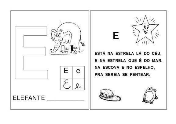 EDUCAÇÃO E ARTES: LETRA E