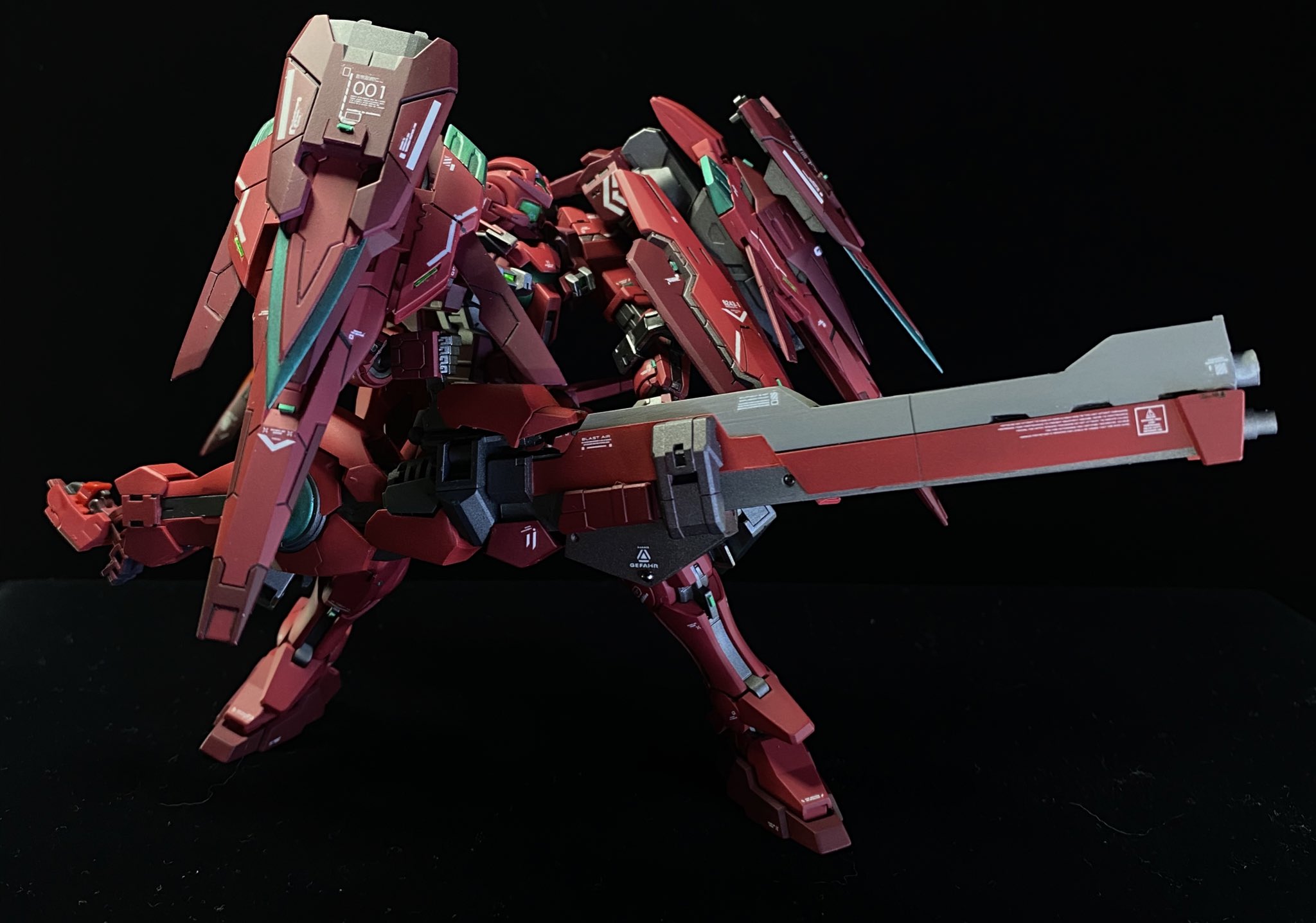 HG 1/144 Gundam Astraea type-F [00Raiser] Proto GN High Mega Launcher ...