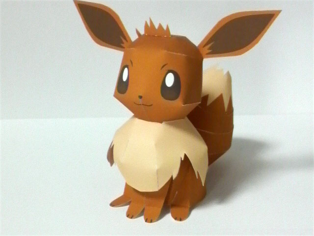 Pokemon : Eevee Papercraft | Paperized Crafts