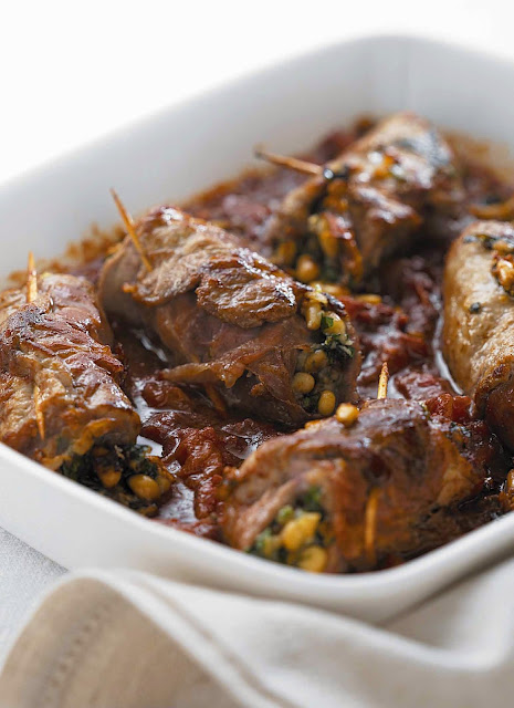 ITALIAN BEEF INVOLTINI ( 4 peoples ) ~ Easy recipes