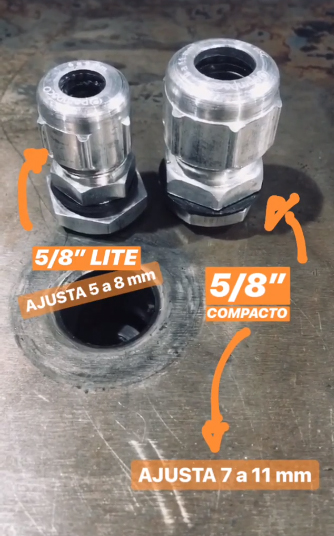 Cuál es la diferencia de los prensacables Pampaco?