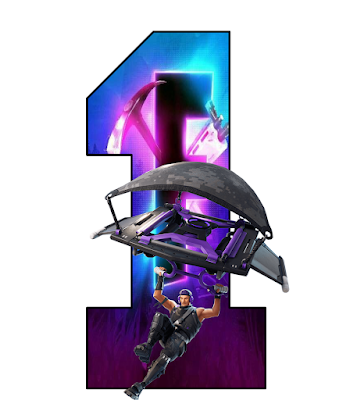 Kits imprimibles gratis : Números Fortnite