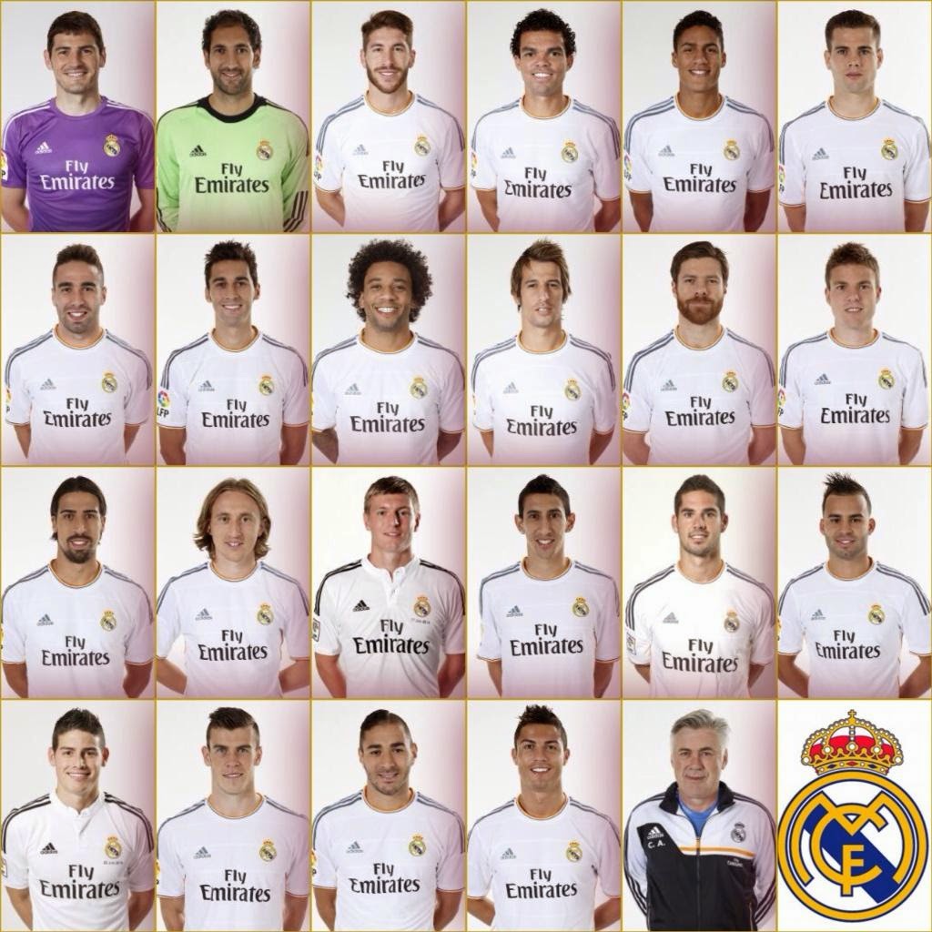 Real Madrid : The best soccer players in the best team of the world ...