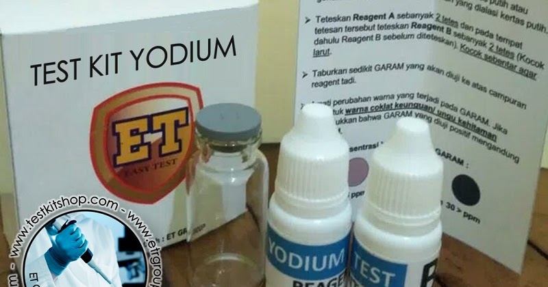 Cara Uji Cepat: Cara Uji Cepat Iodium Garam Menggunakan Test Kit Yodium ...