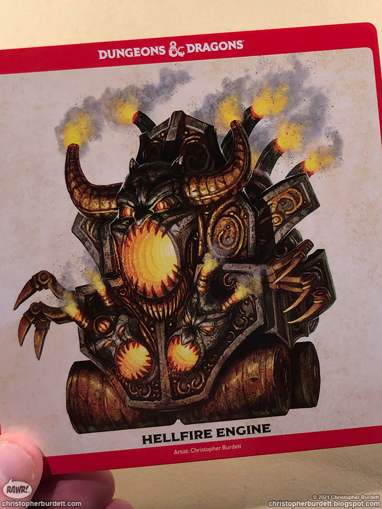 The DOODLES, DESIGNS, and aRT of CHRISTOPHER BURDETT: D&D Monster Cards ...