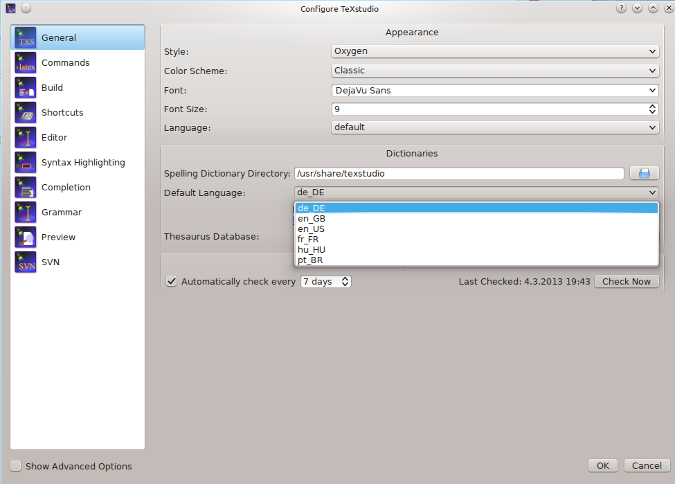bloggosch: How to set up TeXstudio with LanguageTool