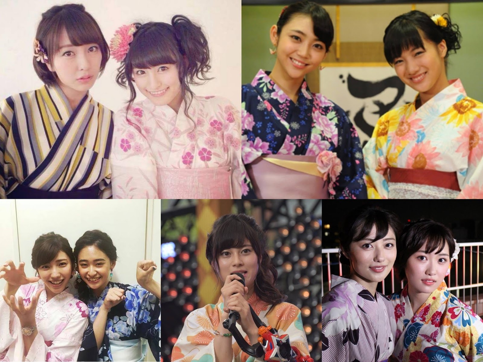 Super Sentai Girls In Kimonos From 2014-2018