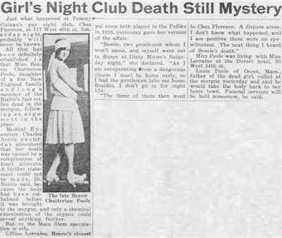 Bessie Poole ~ W.C. Field's Lover