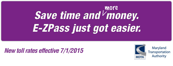 Autumn Walk @ Emerson: Maryland E-Z Pass and Toll Fees Reduced