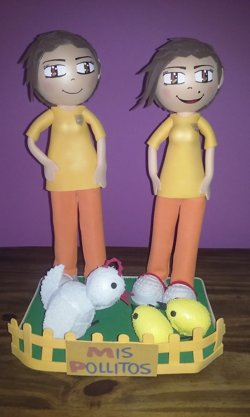 EL COLOR DE LOS DETALLES: FOFUCHAS MIS POLLITOS