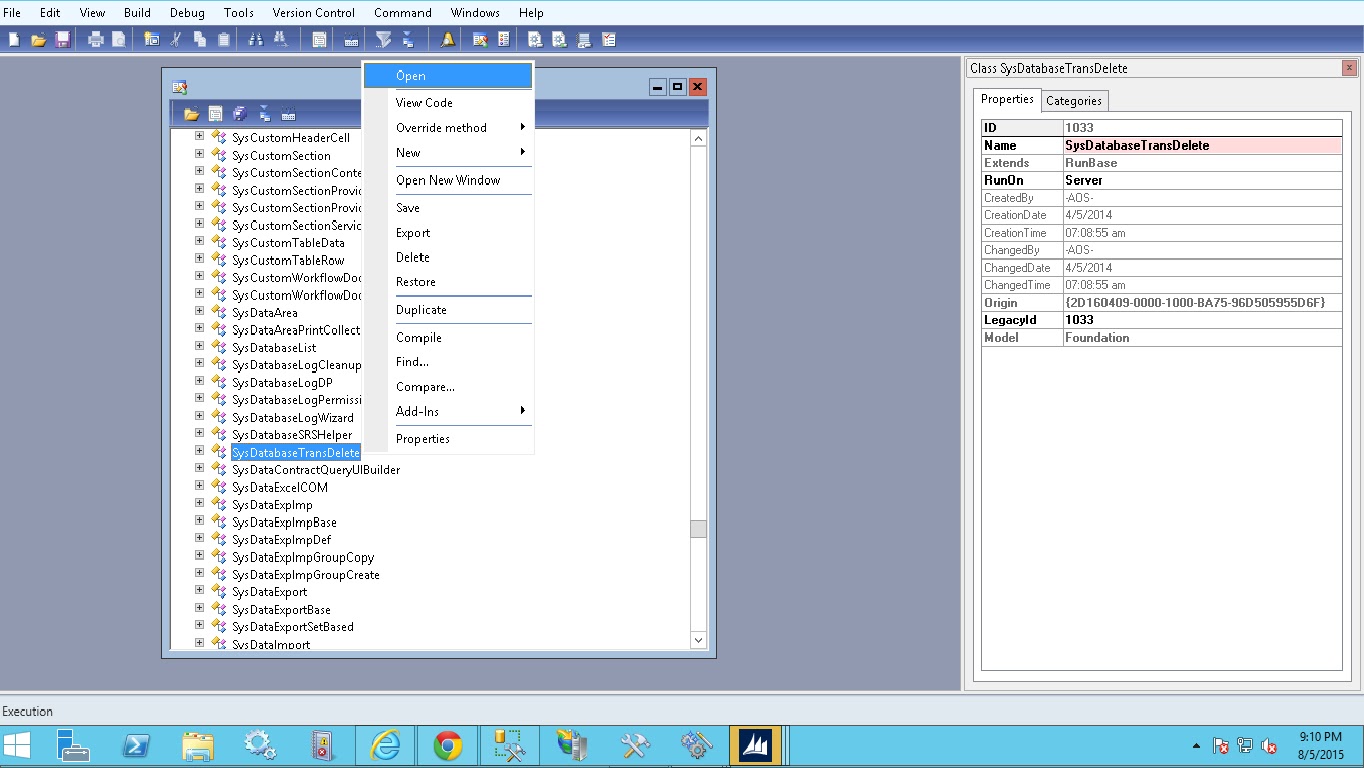 Microsoft Dynamics AX : How To Delete All Transaction From Dynamics AX