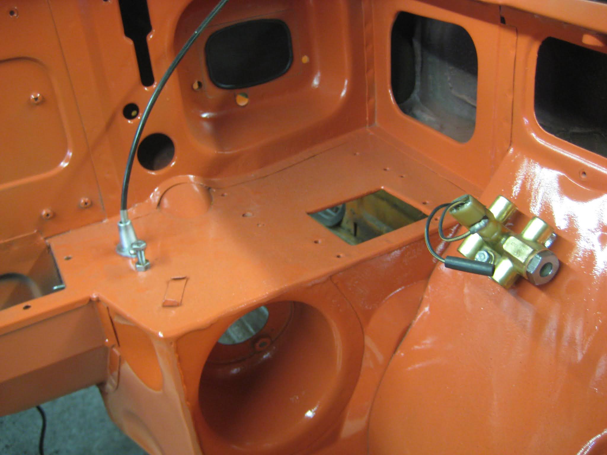 Adam's MGB Restoration: Miscellaneous: engine bay, heater, trunk