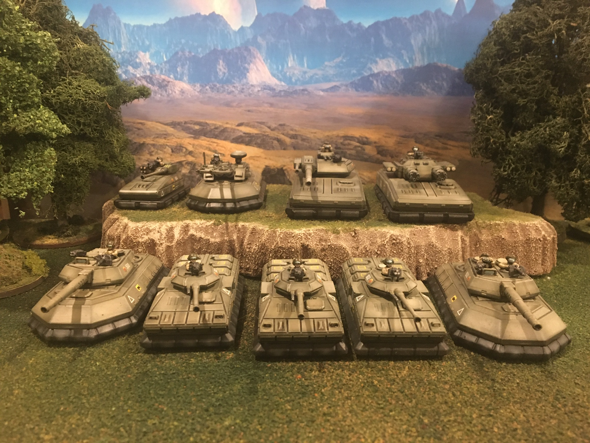 15mm Sci Fi Small Soldiers: 15mm Sci Fi - Brigade Models Hover Vehicles