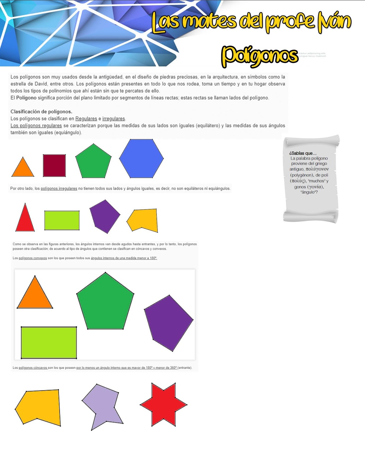 Matemáticas II - Polígonos