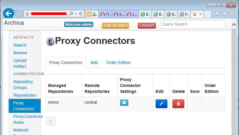 Установка и настройка Maven-репозитория артефактов Apache Archiva под Windows - Создание программ