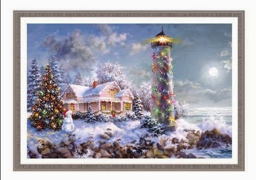 none: A Lighthouse Christmas Card