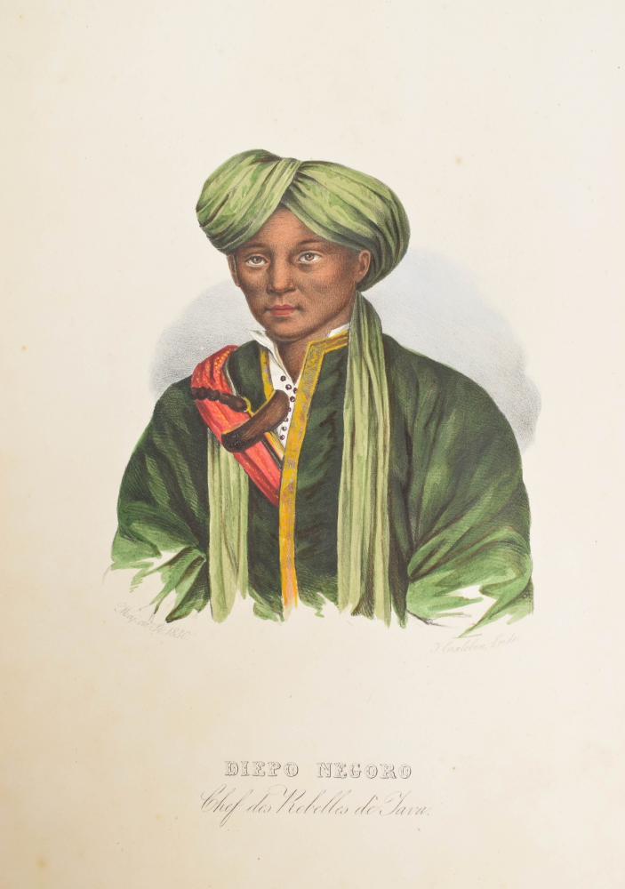 Indonesia Zaman Doeloe: Gambar Diponegoro, Kiai Maja, dan Sentot ...