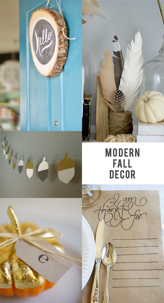 Bubby and Bean ::: Living Creatively: Modern Fall Decor Favorites