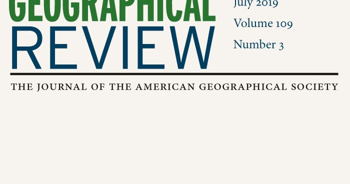 Evaluating the Geographic in GIS