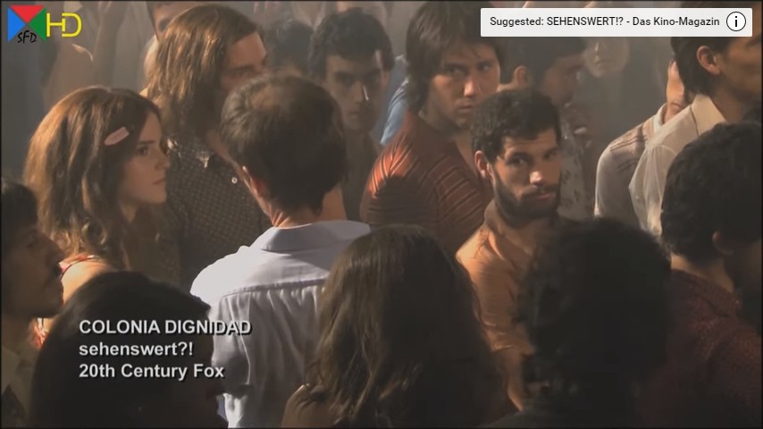 Emma Watson: Emma Watson behind the scenes of Colonia