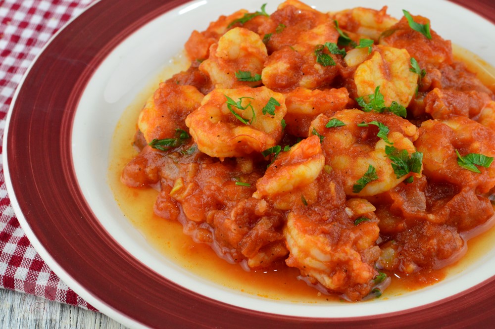 Creveti in sos de rosii - CAIETUL CU RETETE