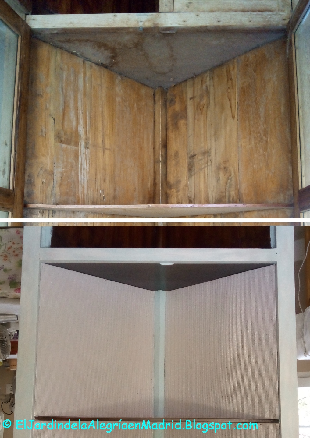 El jardín de la alegría : Tutorial: Cómo restaurar una vitrina ...