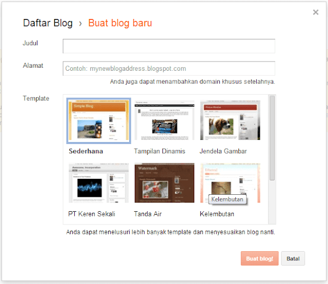Mudah Membuat Blog di Blogger Bagi Pemula - Media Informasi Online