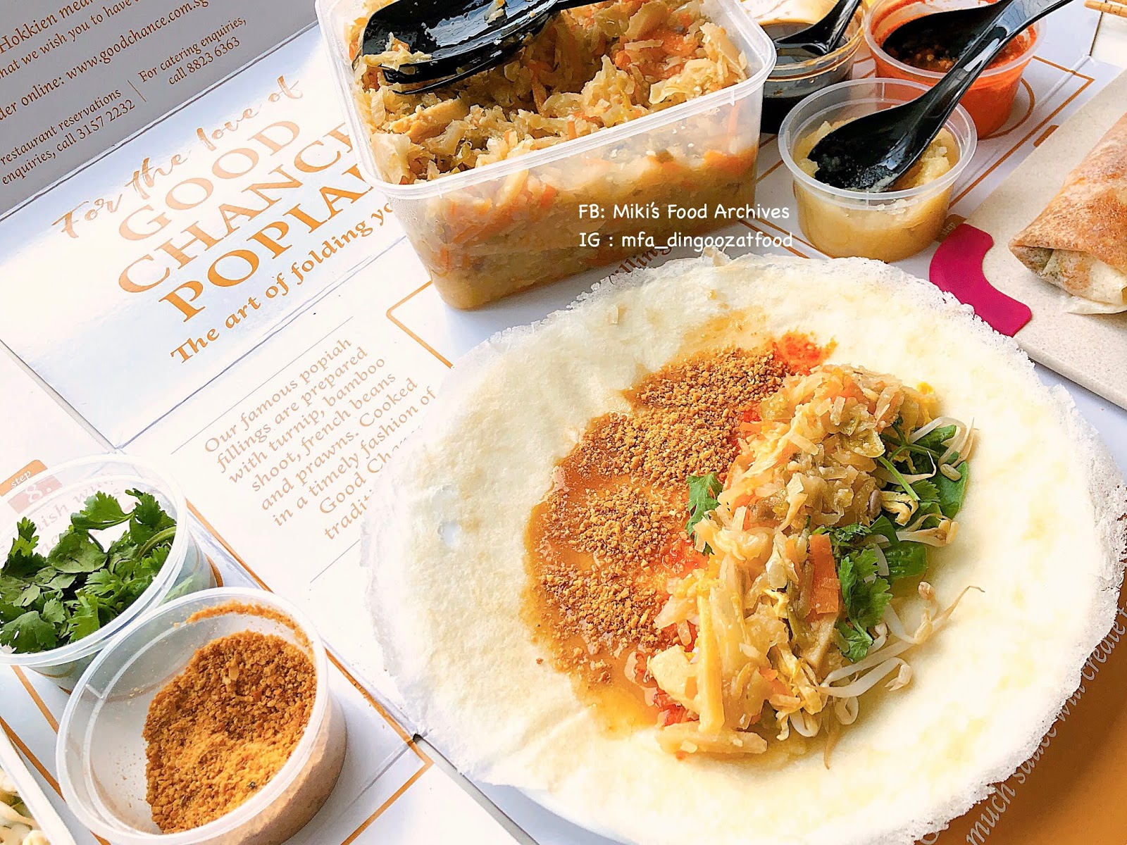 Miki's Food Archives : Good Chance Signature DIY Popiah Party Box
