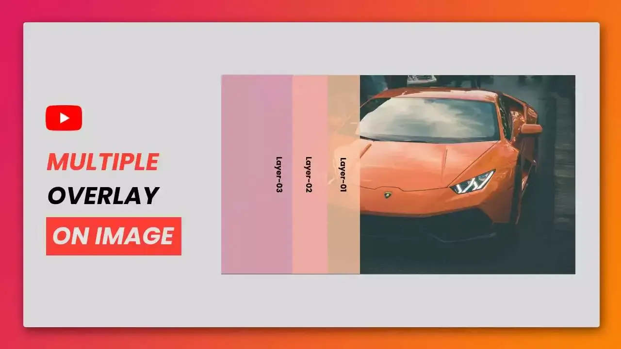Multiple Overlay Animation On Image Using Html Css Only | RUSTCODE