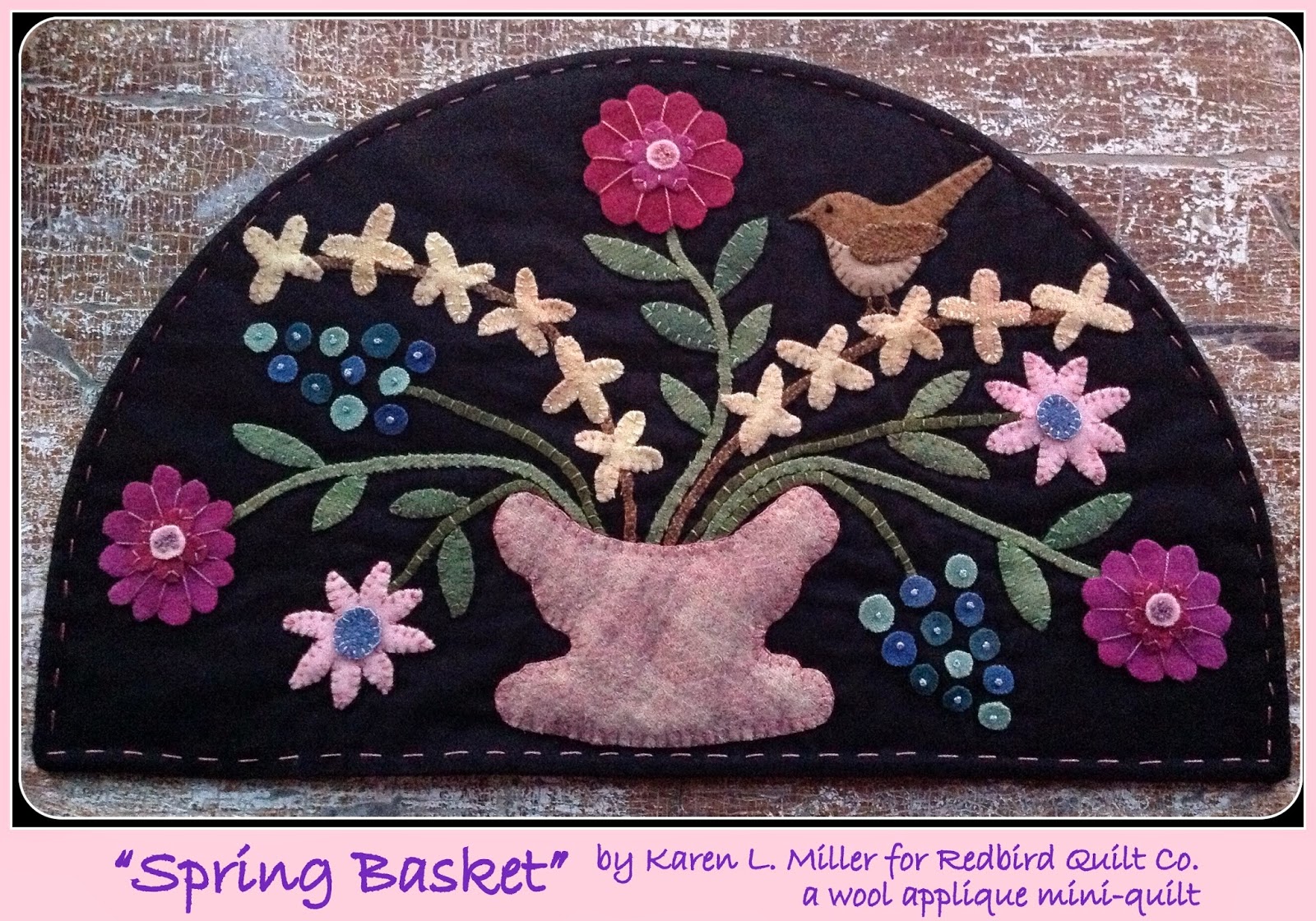 Karen's Quilts, Crows and Cardinals: Bloggers Quilt Festival - Mini ...