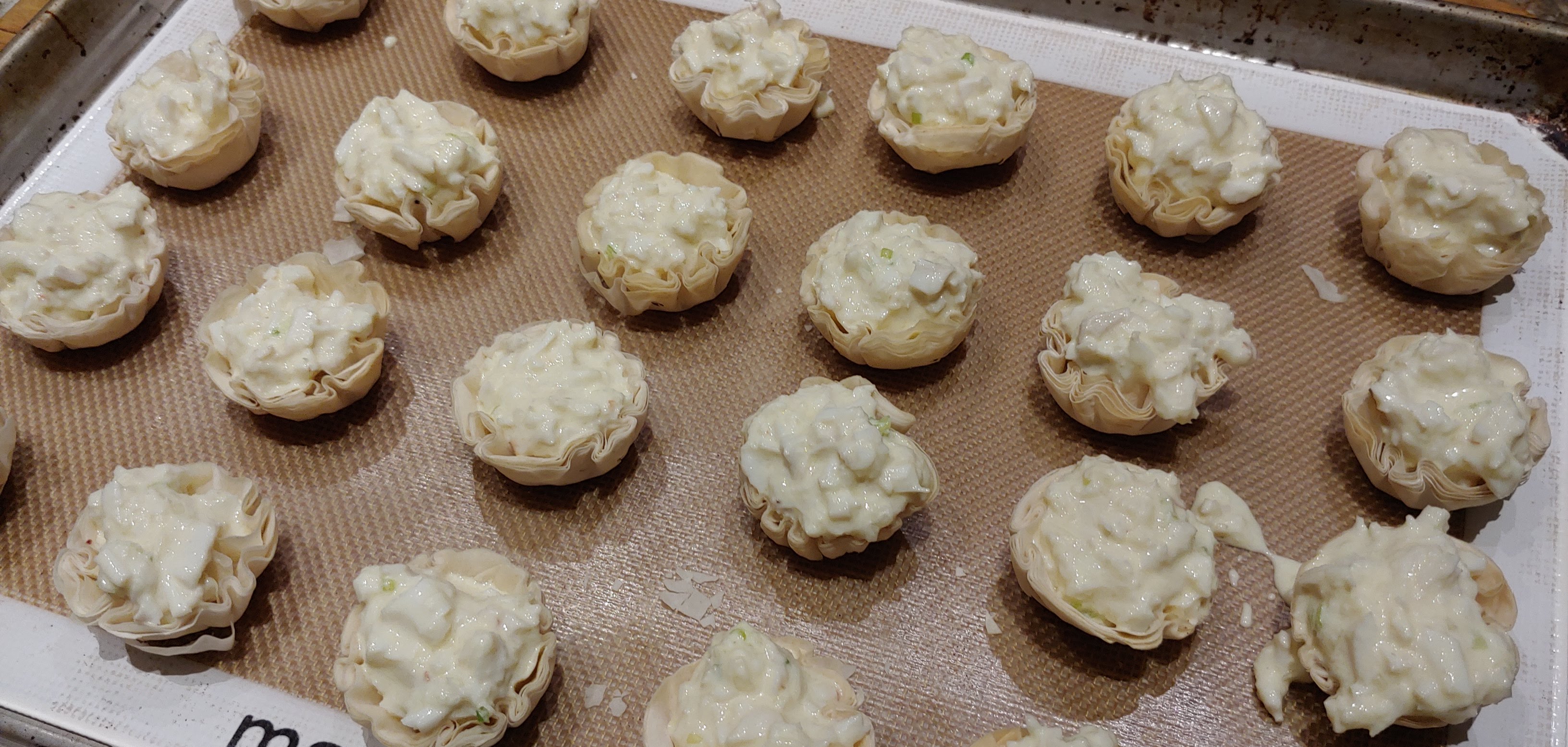 Mini Crab Tartlets | At Home with John Newman