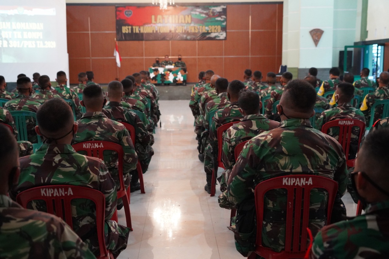 DANREM 062/TN MEMBUKA LATIHAN UST TINGKAT KOMPI SENAPAN YONIF RAIDER ...