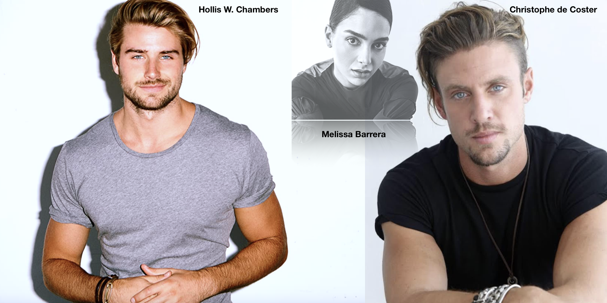 El Mago de Guapos: Melissa Barrera, Hollis W. Chambers & Christophe de ...