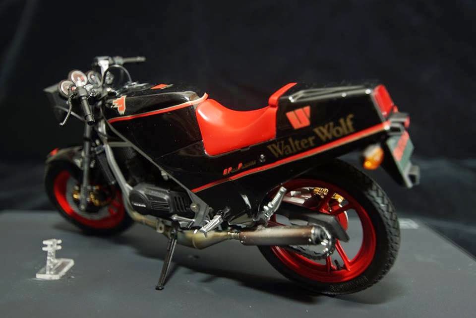 Only One Hobby: 專業 模型電單車 雙星 TAMIYA SUZUKI 1比12 RG 250 walter wolf special version 完成