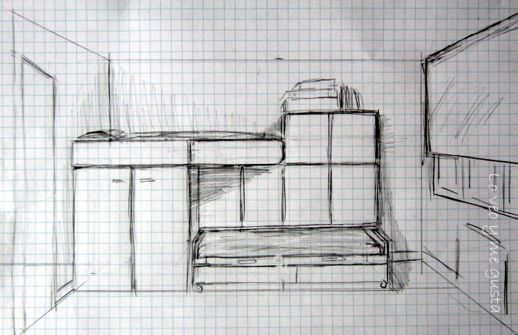 Lo veo y me gusta: Bocetos de dormitorio para dos niñas
