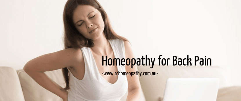 HOMEOPATHY FOR BACK PAIN