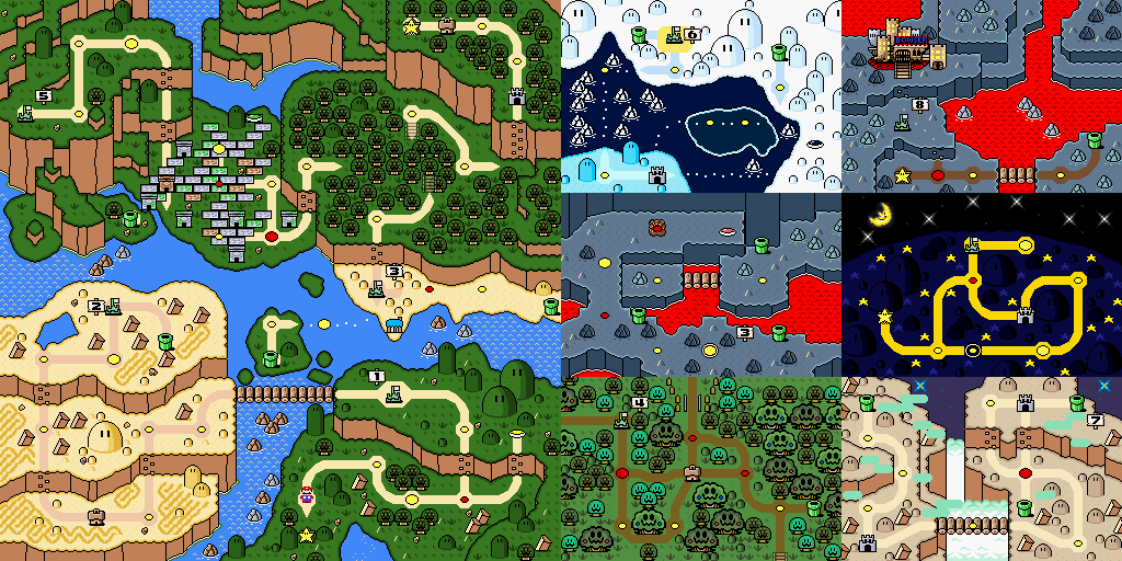 Neon Peridot's SMW Custom Overworld 2020 (Part 1a)