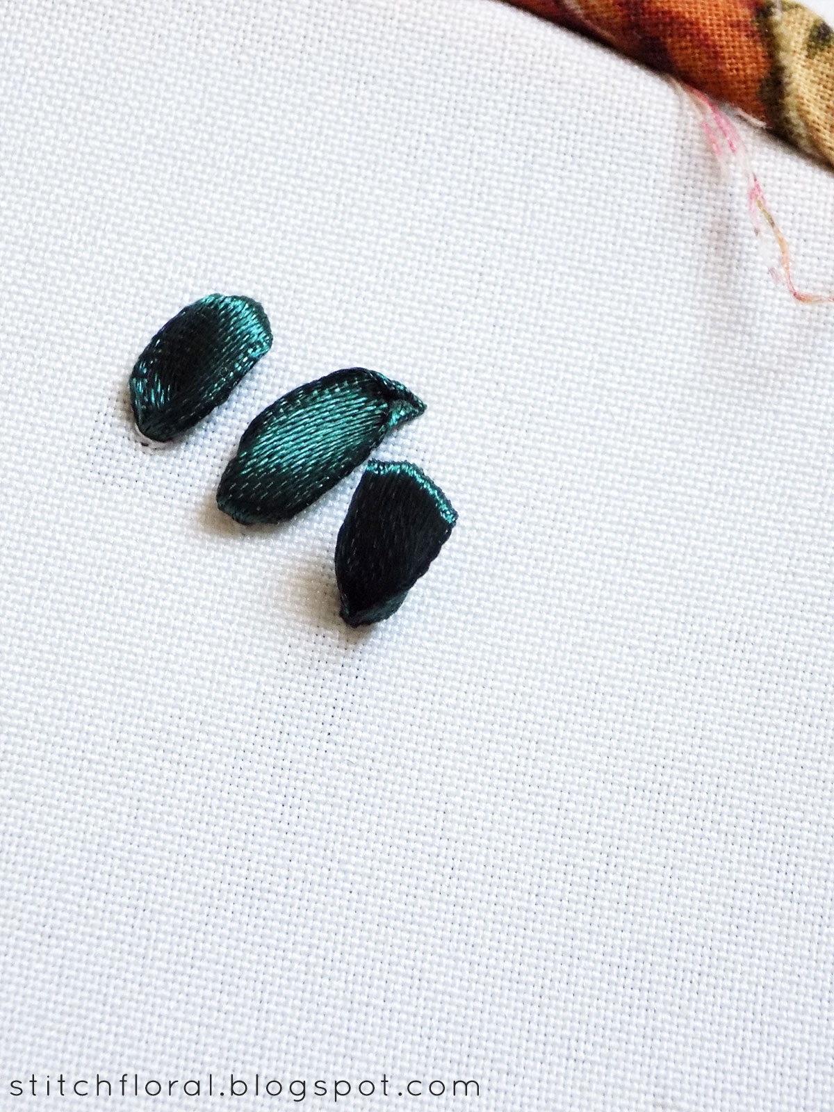 5 basic stitches for ribbon embroidery - Stitch Floral