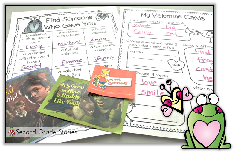 Valentine's Day Fun - and Freebie! - Second Grade Stories